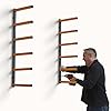 Bora Wood Organizer and Lumber Storage Metal Rack with 6-Level Wall ...