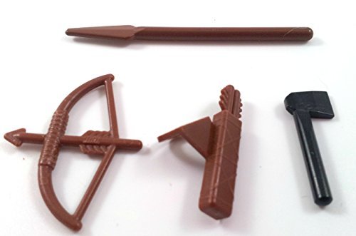 Buy Lego WEAPONS TOOL for Castle Minifigures BOW & ARROW QUIVER SPEAR ...