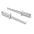 Amazon.com: ISPINNER 100pcs 5/32" x 3/8" Aluminum Blind Rivets, 4 x ...