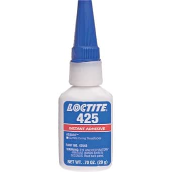 Loctite 42540 azul 425 Assure cierre de plástico Threadlocker, botella ...