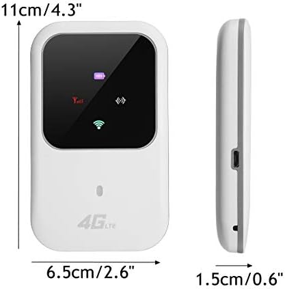 Vaorwne M80 Portable Hotspot 4G Lte Mobile Router Wifi Modem 150Mbps 2 ...