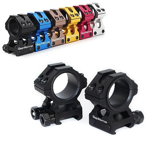 WestHunter Optics Picatinny Scope Rings, 1 Inch 30 mm Tactical ...