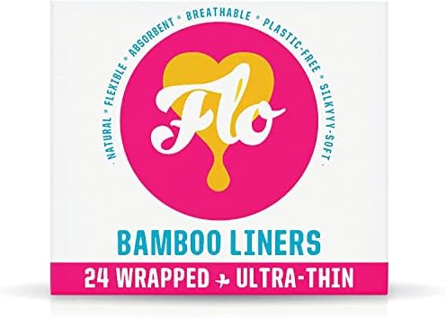 Flo Organic Bamboo Leakproof, Highly Absorbent Slim Panty Liners ...