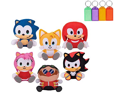 Sonic The Hedgehog Shadow Tails Knuckles Amy Dr Eggman Plush
