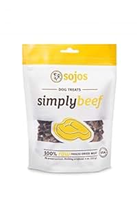 Amazon.com : Sojos Sojos Simply Beef Dog Treats, Pack of 2 : Pet Supplies