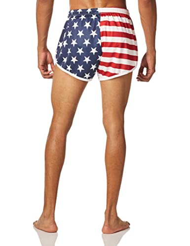 US Flag Ranger Panties Silkies Running Track Shorts by Soffe Men's XL ...