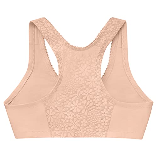 Glamorise : Full Figure Plus Size Complete Comfort Wirefree Cotton T ...