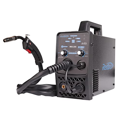Redbo MIG-250 Gas/Gasless/Lift TIG/ARC 4 in 1 Multiprocess 130Amp Mig ...