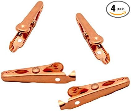 10 Pack Corpco Micro Toothless Alligator Test Clips Copper Plated with ...