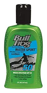 Amazon.com: BullFrog Water Sport SPF 50 Sunscreen Lotion 5 oz : Beauty ...