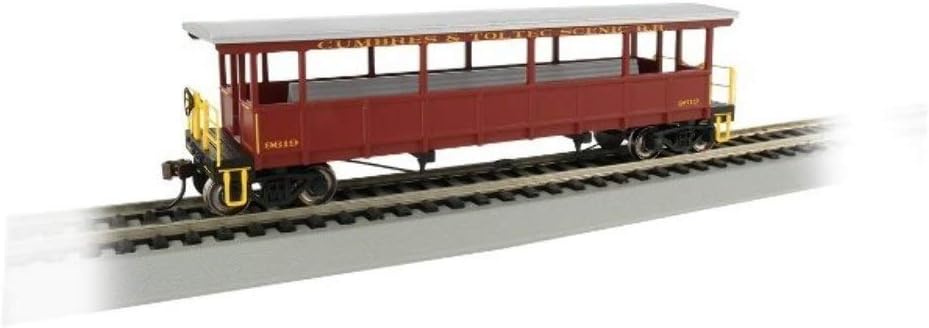 Amazon.com: Bachmann Trains 17433 Jackson Sharp Open-Sided Excursion ...