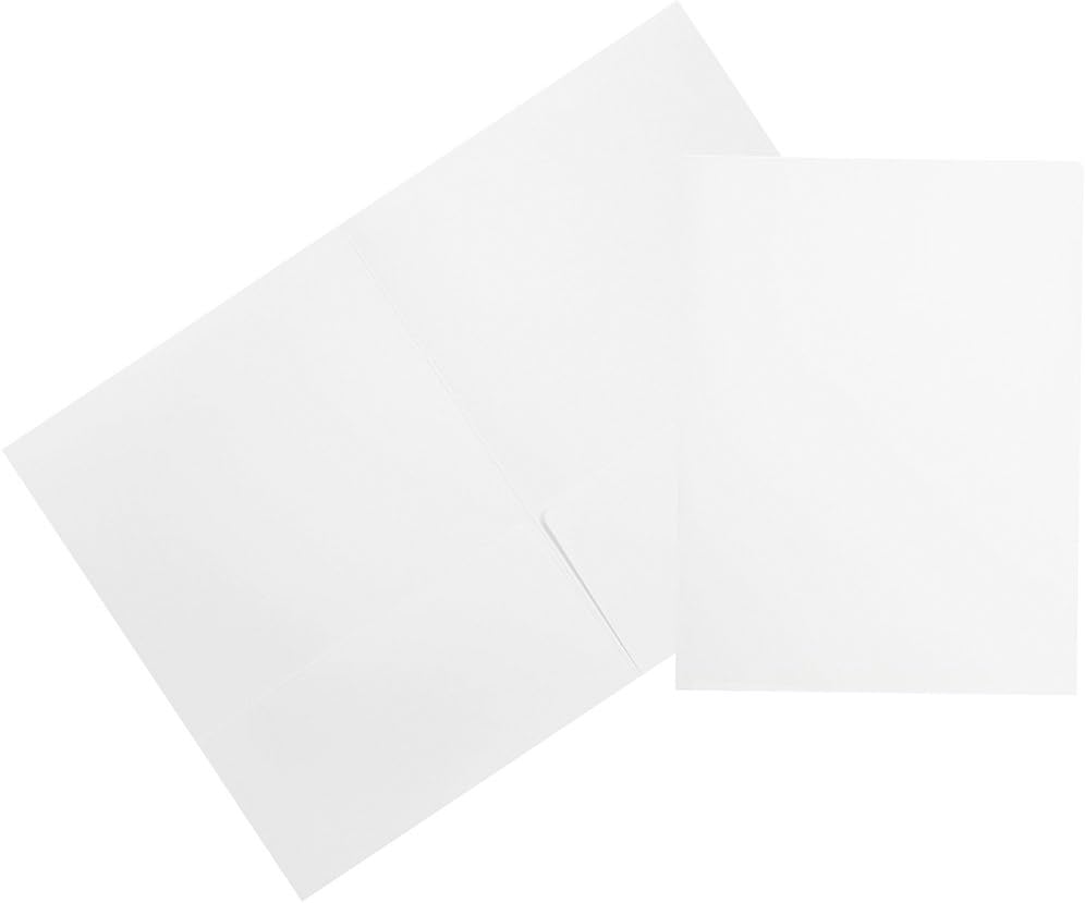 Amazon.com : JAM PAPER Premium Matte Cardstock Twin Pocket Folders ...