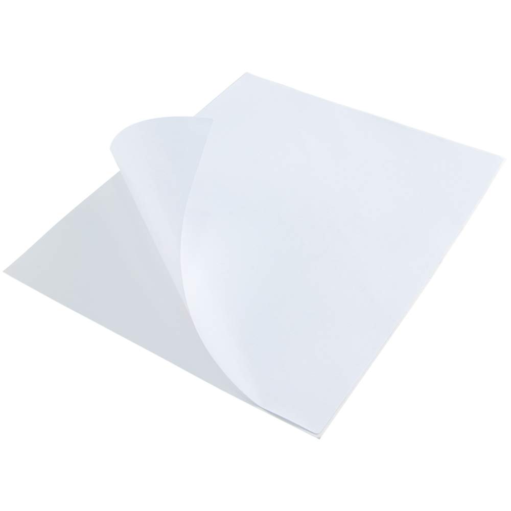 L LIKED 30 Printable White Sticker Paper Full Sheet Label, Matte, 8.5 ...