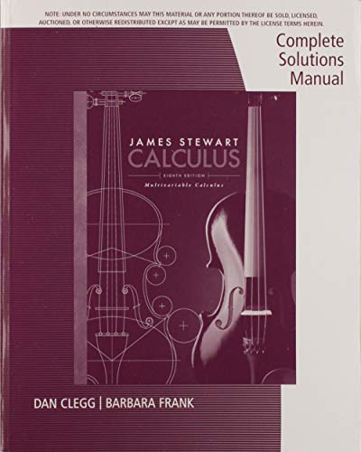 Complete Solutions Manual for Multivariable Calculus (James Stewart ...
