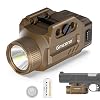 Gmconn Pistol Light Rail Mounted Small Size Tactical Flashlight 600 ...