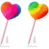 Amazon.com : SBYURE 4 Pcs Colorful Pom Pom Pens Cute Pens Fluffy Ball ...