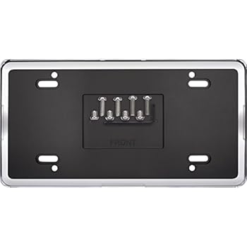 Amazon.com: Prestige License Plate Cover and Frame - Chrome Finish ...