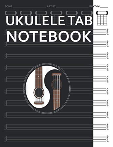 Mua Ukulele Tab Notebook: Yin Yang Ukulele 120 Pages Blank Tablature ...