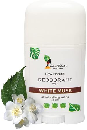 Raw African | Natural Deodorant | Long Lasting | Natural Honey Wax ...