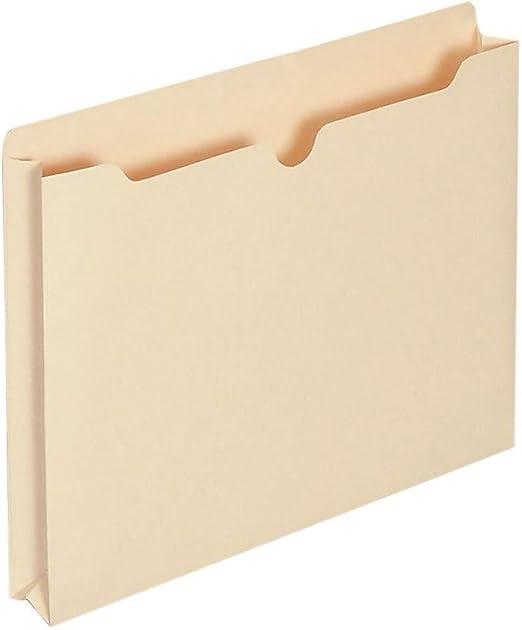 Manilla Folders Staples 486083 Manila Reinf Pre-Printed Jackets LTR 2 ...