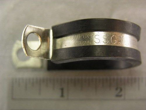 10 Umpco Stainless Steel Adel Clamps S325 SSG16 1": Amazon.com ...