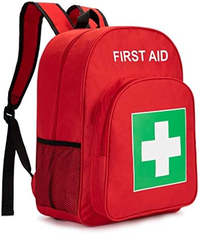 سعر Jipemtra Red Emergency Bag First Aid Backpack Empty Medical First ...