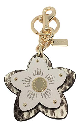 Coach Bag Flowers. Coach WIldflower Bag Charm F73424 Chalk.