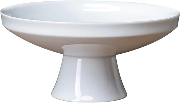 Amazon.com: Pearlead Ceramic Footed Bowl Round Pedestal Bowl Decorative ...