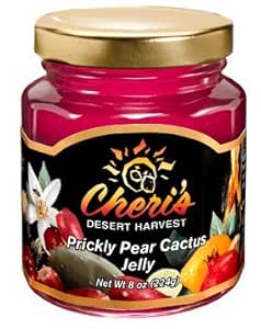 Amazon.com : Cheri's Prickly Pear Cactus Jelly - 8 oz - Cacti Jam ...