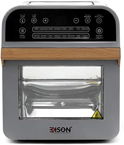Edison air fryer 16 functions 12 liter gray color price in Saudi Arabia ...