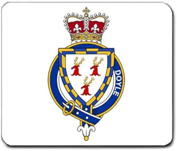 Amazon.com : Doyle Ireland Family Crest Coat of Arms Mouse Pad : Office ...