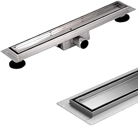 PROGEN New Stainless Steel Floor Linear Shower Drain Bathroom Shower ...