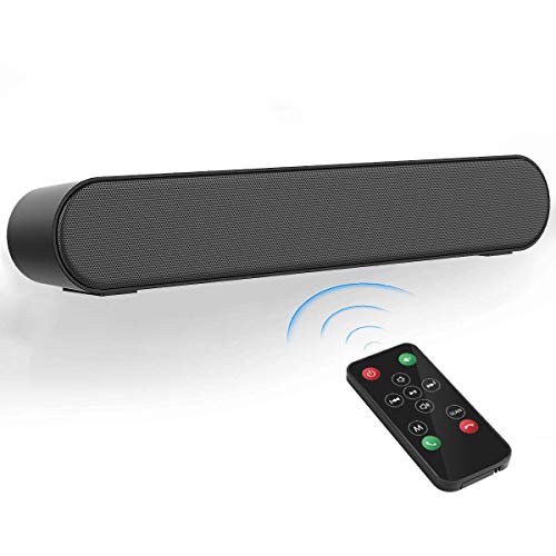 [New Upgraded] Bluetooth Soundbar LENRUE FM Radio Soundbar Powerful ...