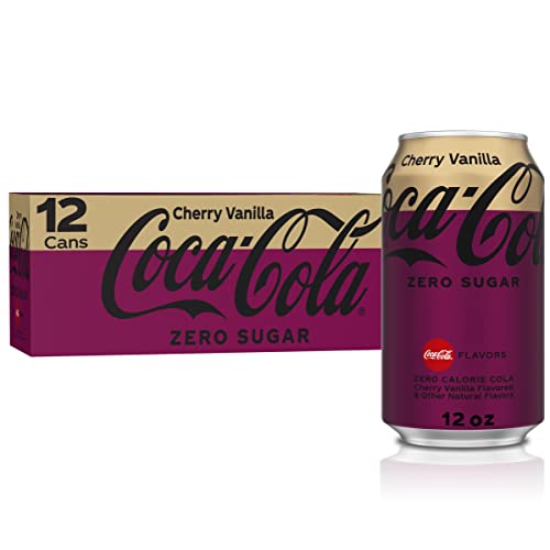 Coca-Cola Zero Sugar Cherry Vanilla, 12 Fl Oz Cans, 12 Pack in Saudi ...