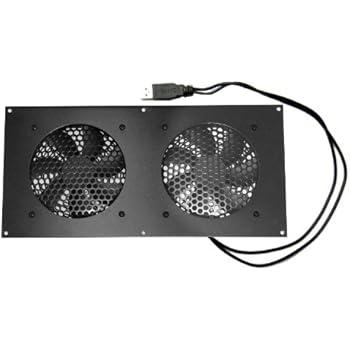 Amazon.com: Coolerguys USB Powered Cooling Fan Kits (Dual 80mm ...