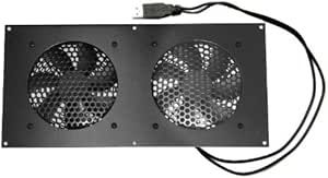 Amazon.com: Coolerguys USB Powered Cooling Fan Kits (Dual 80mm ...