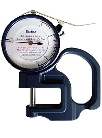 Testex Linearizing Spring Micrometer Dial Gauge, Inch Units: Amazon.com ...