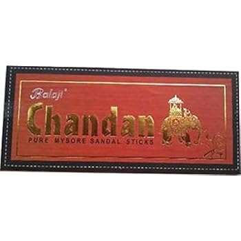 Amazon.com: Chandan - Pure Mysore Sandal Sticks - Balaji Product - 15 ...