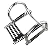 COC-LF 4 Steps Pontoon Boat Ladder, Stainless Steel Folding Telescoping ...