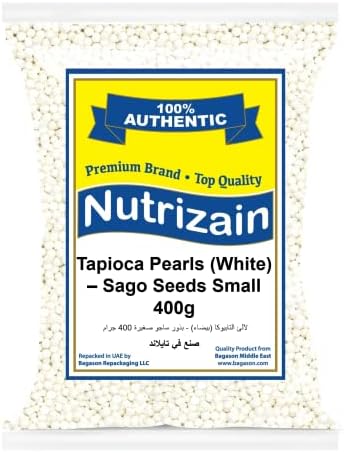 Nutrizain Tapioca Pearl Sago Seed, Small, 400 Gm price in UAE | Amazon ...