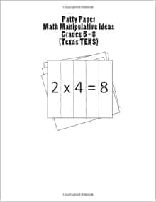 Amazon.com: Patty Paper Math Manipulative Ideas, Grades 5 – 8 (Texas ...