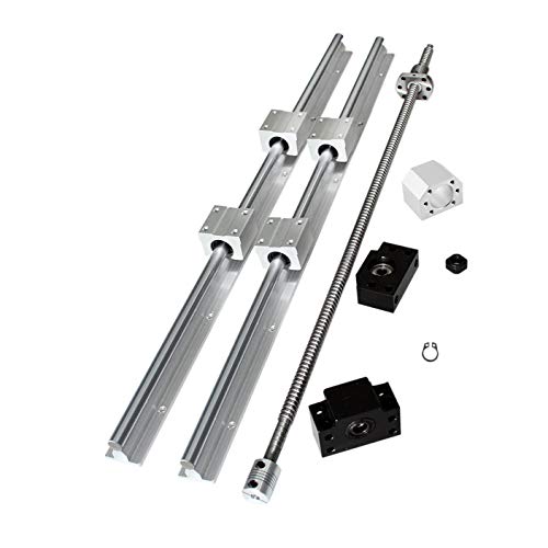 Buy CNCCANEN Ballscrew RM1605-1000mm Set + Linear Rail Guide SBR16 ...