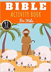 Bible Activity Book: For Kids 4-8 Years Old Boy & Girl | Preschool ...