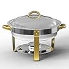 2 str NCOEN Chafing Dish Buffet Set, Chafers and Buffet Warmers Sets, 5 ...