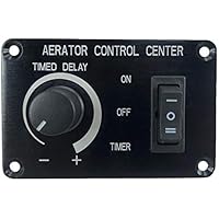Amazon.com: Pactrade Marine Boat Aerator Livewell Timer Switch Panel Adjustable Auto 12V 5A ...