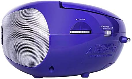 Bush Portable CD & MP3 Player Stereo Boombox – Purple – BigaMart