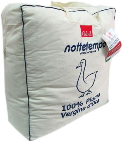 Piumino Gabel 100% Piuma Vergine d'oca Matrimoniale 100% piumino bianco ...