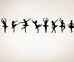 Amazon.com: Vinyl Wall Decal Sticker Little Dancers Children Ballerinas ...