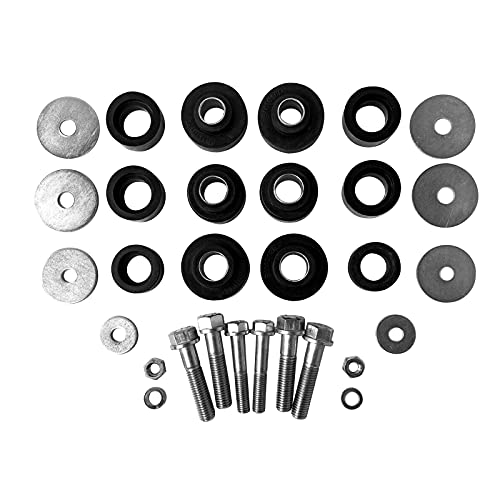 Subframe Body Mount Bushing Kit w/Hardware for 1967-1972 Chevrolet Camaro Pontiac Firebird 1969 ...