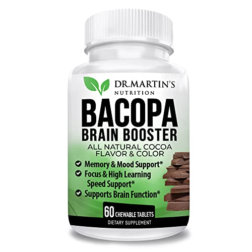 BACOPA MONNIERI/BRAHMI CHEWABLE Tablets |Brain Booster Supplement for ...